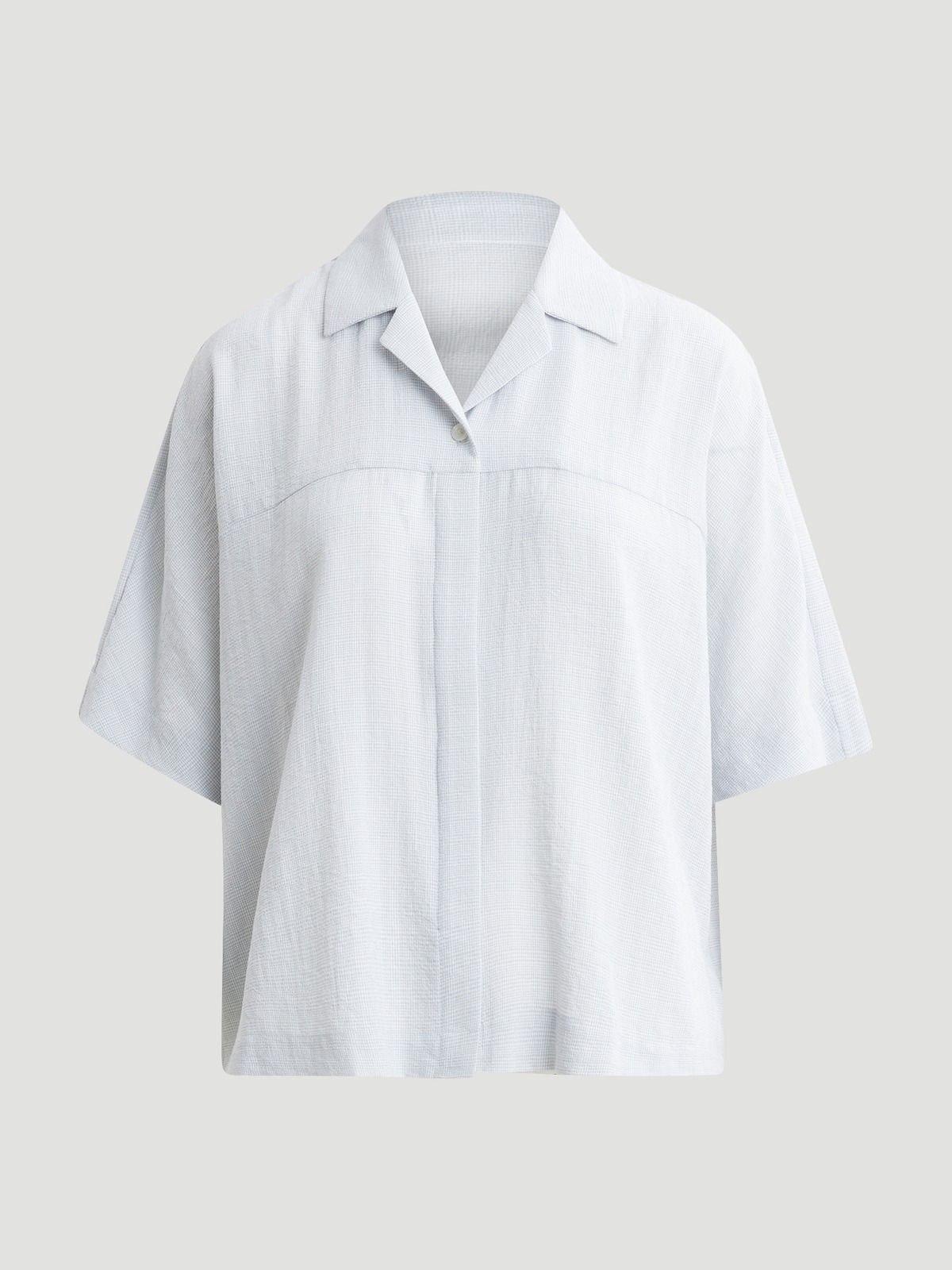 Vera Check Shirt - Lt. Blue Mix - Holzweiler