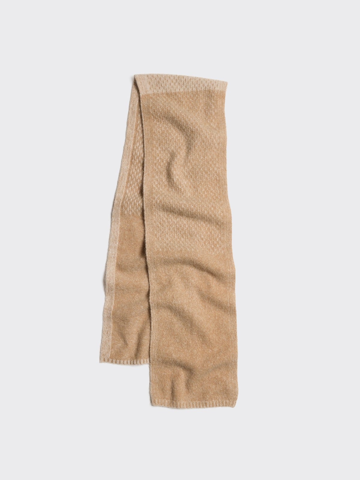 Tine Knit Scarf - Sand Mix - Holzweiler