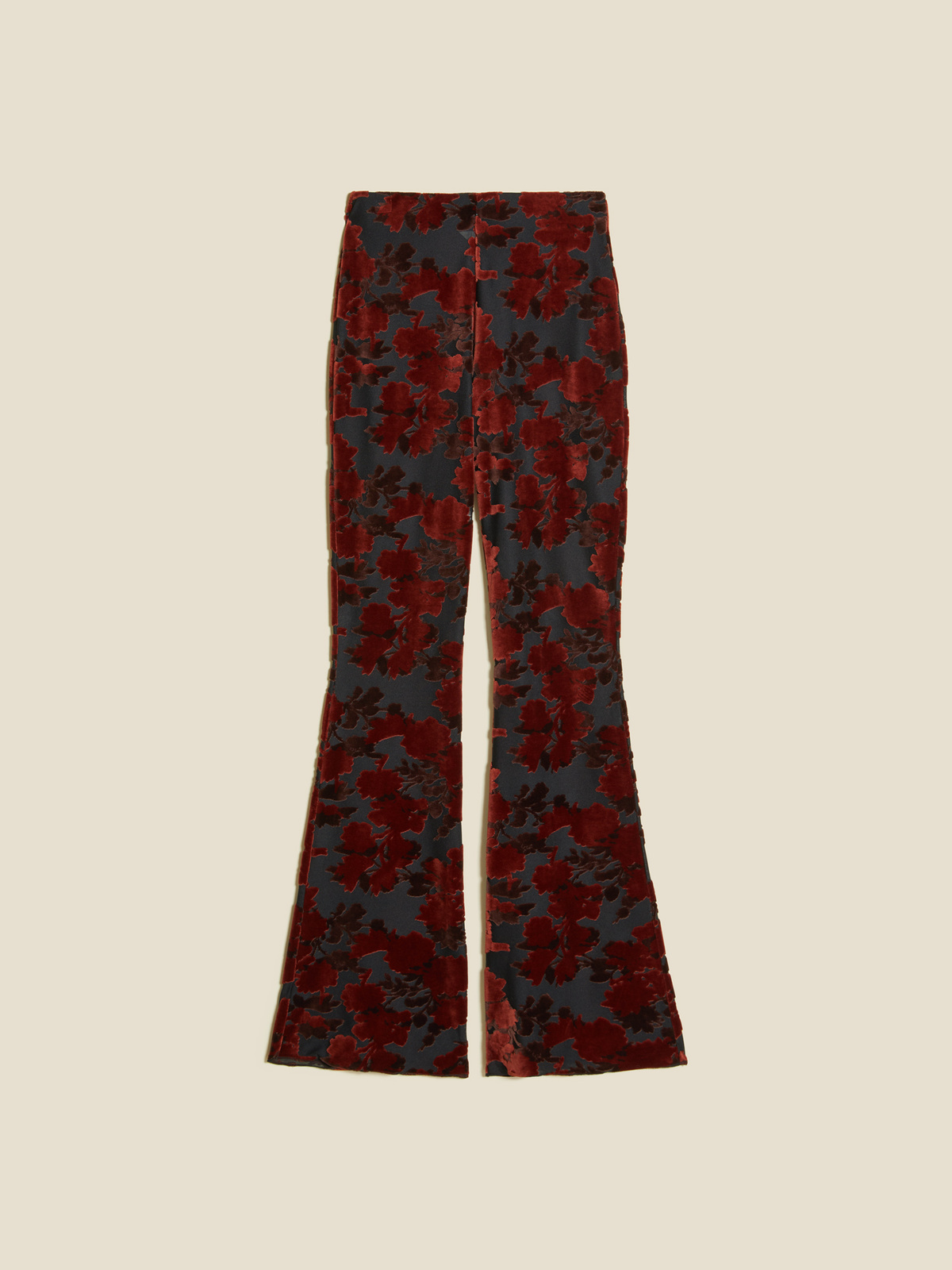 Gilly devore Trousers - Brown Mix - Holzweiler