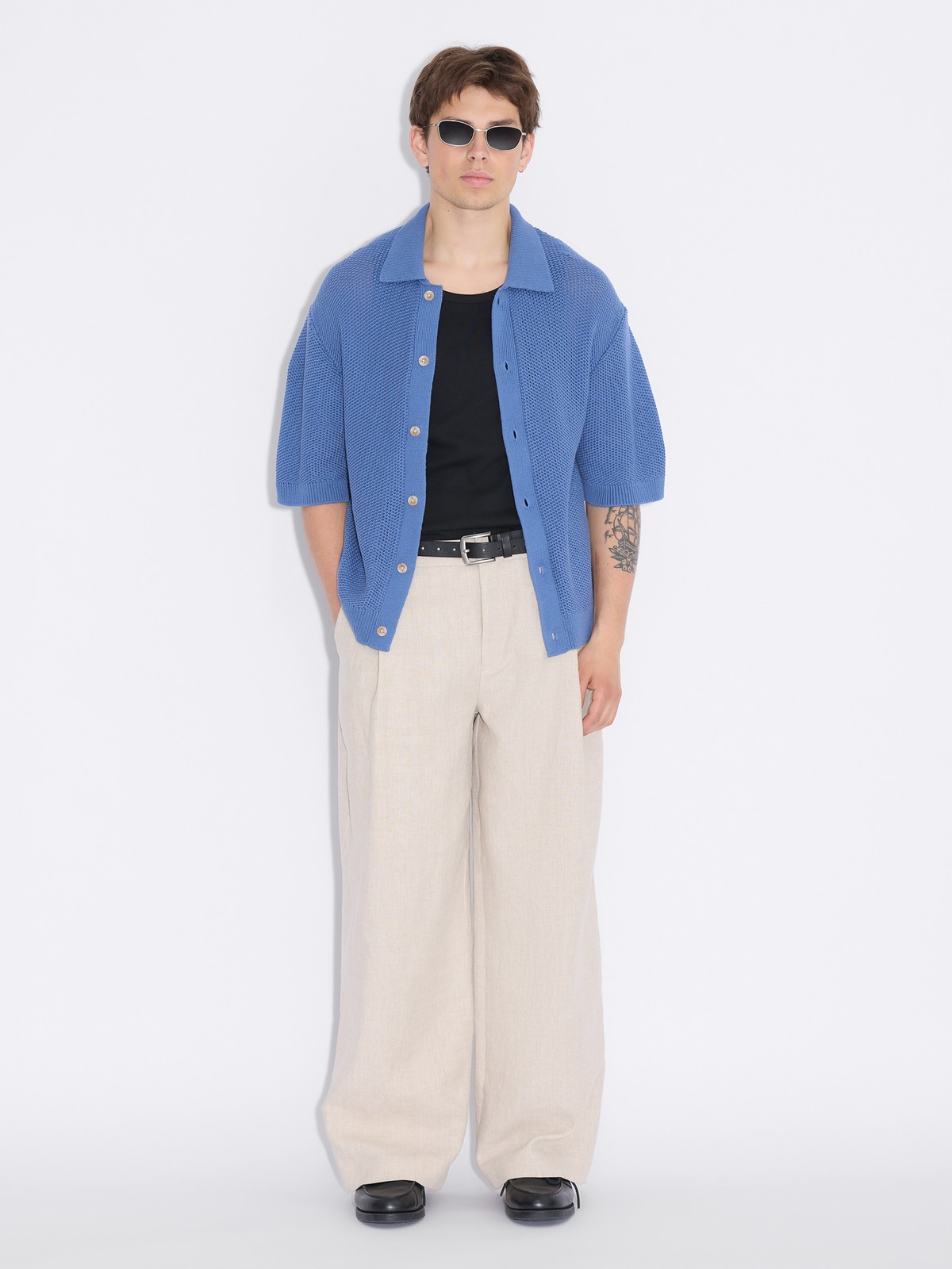 Elio Shirt - Blue - Holzweiler